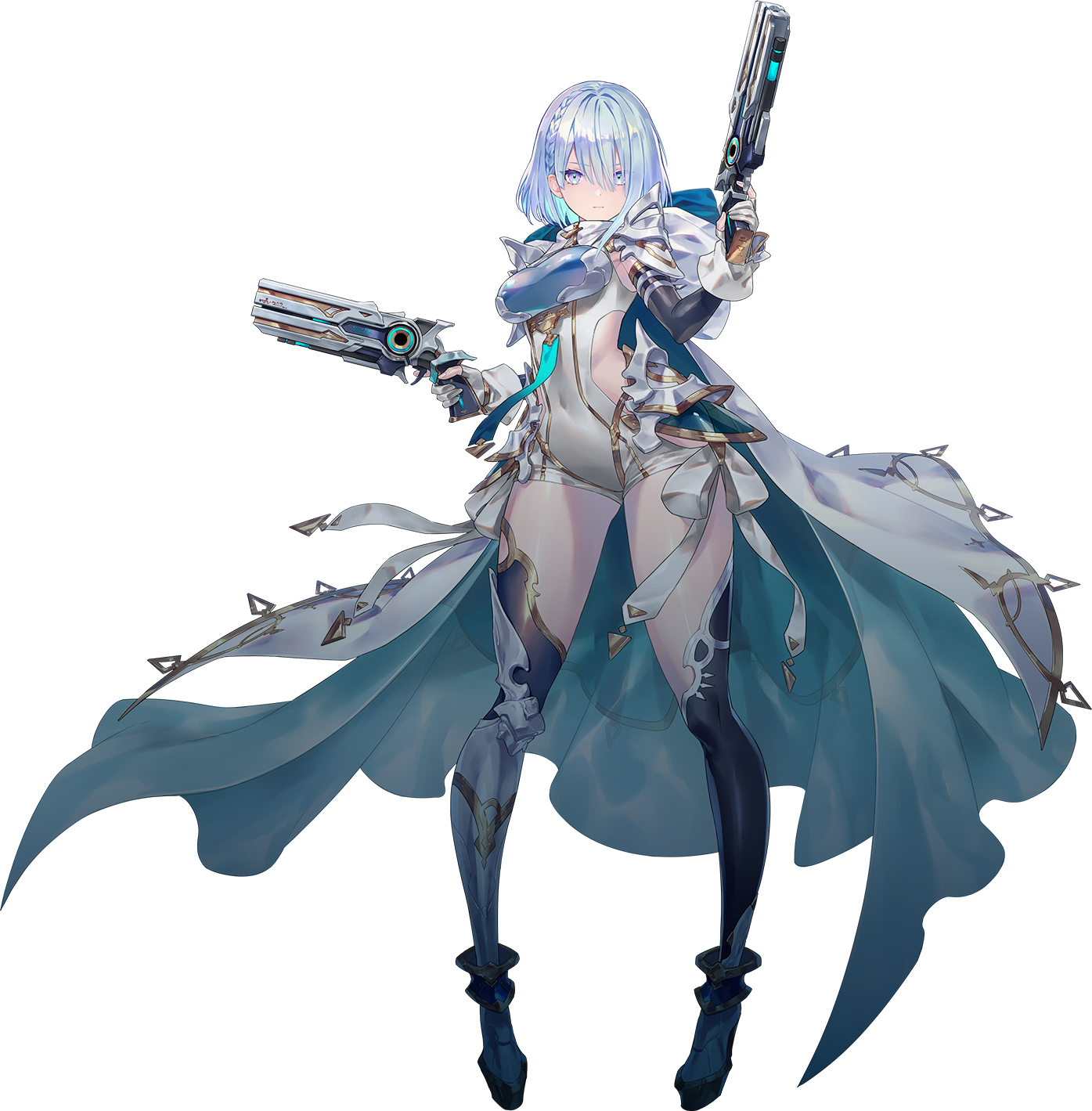 shadowverse dreizehn armor gun leotard tagme thighhighs transparent png | #1154240 | yande.re